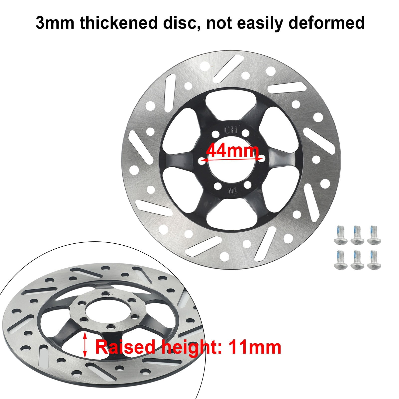 BCLONG 160mm 3.0MM Disc Brake For ROTOR 6Hole for ebike ...