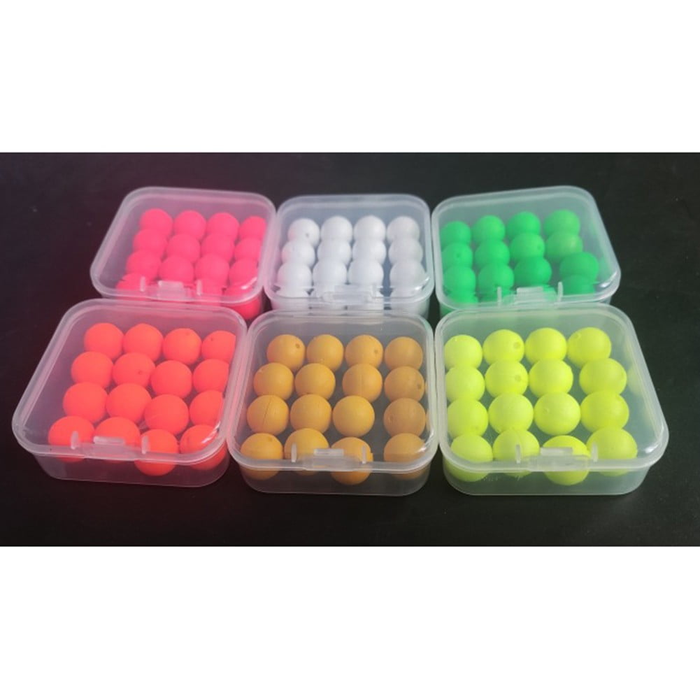 BCLONG 16pcs Carp Fishing Floats Beads Foam Floats Ball Floating Bait ...