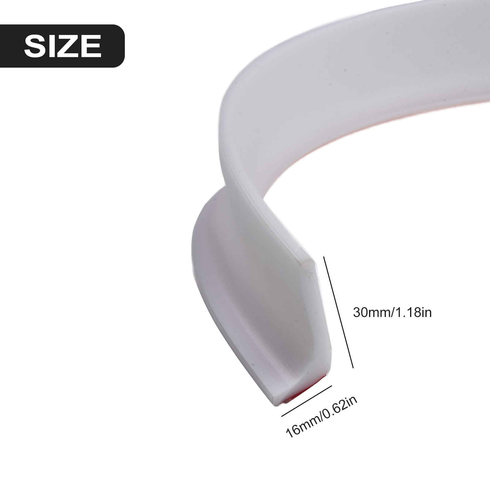 BCLONG 1M Silicone Shower Dam Barrier Retain Water Stopper Strip for ...