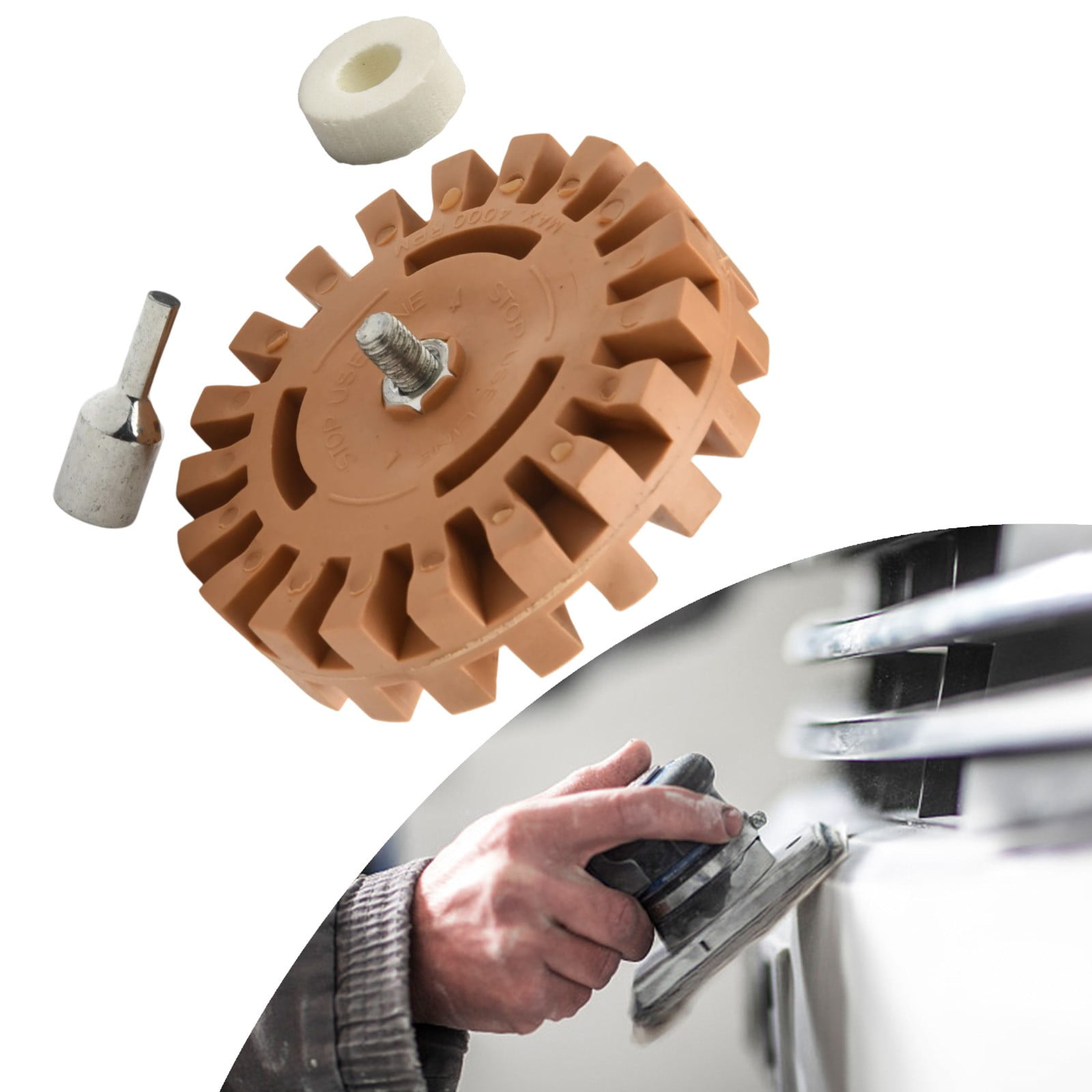 BCLONG 1pcs Sticker car foil eraser remover eraser disc remover Ø100mm ...