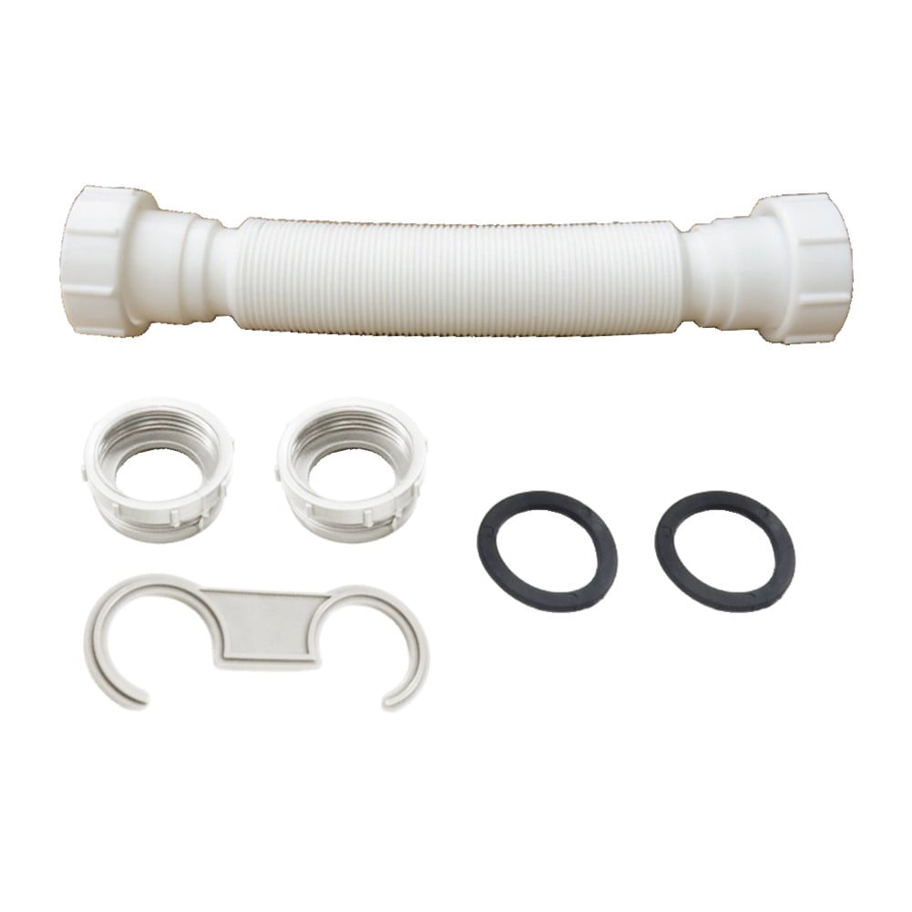 BCLONG 1set Double-Headed Water Pipes Kit For Bathroom Sink Drainage ...