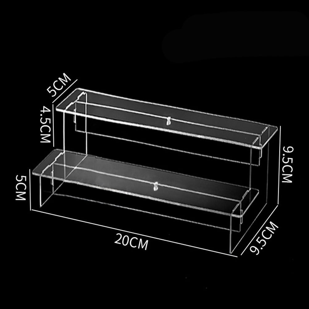 BCLONG 2-5 Layers Acrylic Ladder Display Stand Perfume Doll Transparent ...