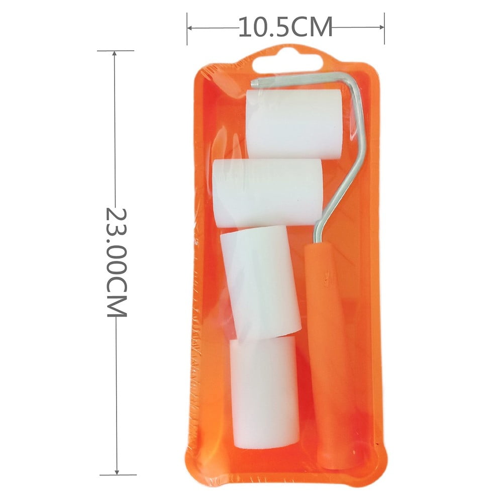 BCLONG 2 Inch Small Paint Roller Kit High-Density Foam Paint Roller ...