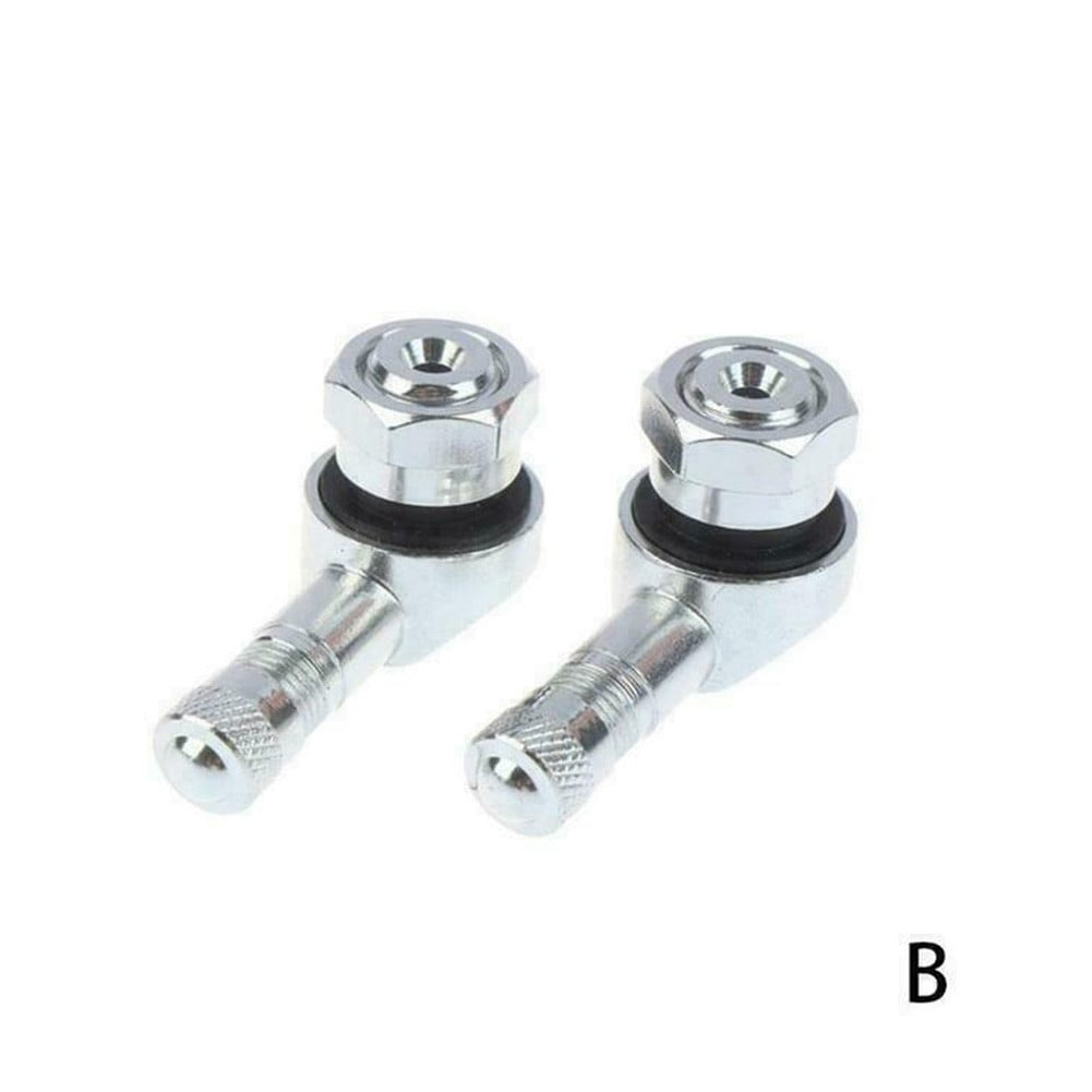 BCLONG 2 x CNC Motorcycle 90 Degree Angle Wheel Tire Stem Tubeless ...