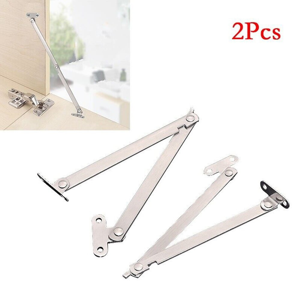BCLONG 2PCS Stainless Steel Folding Pull Rod Cabinet Door Movable Lift ...