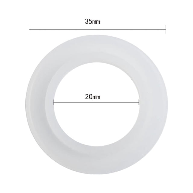 BCLONG 2pcs Silicone Ring Gasket Replacement Bathtub Sink Up Cap Washer ...