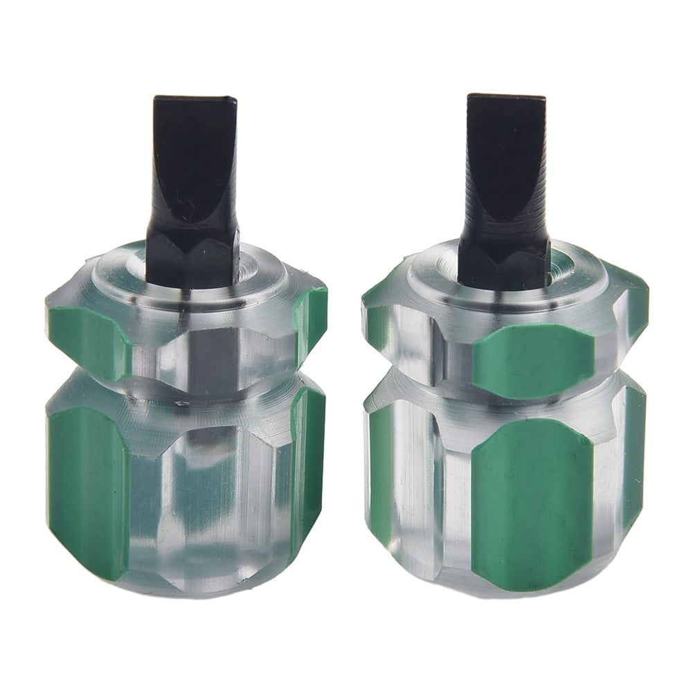 BCLONG 2pcs Small For Stubby Flat Head /Cross-Head Screw Driver ...