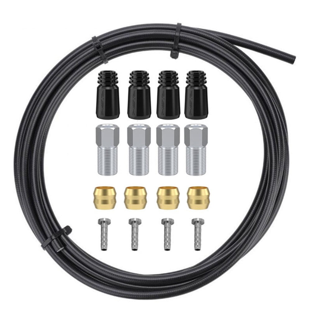 BCLONG 3000mm Bike Hydraulic Disc Brake Oil Hose Olive Insert Set for ...