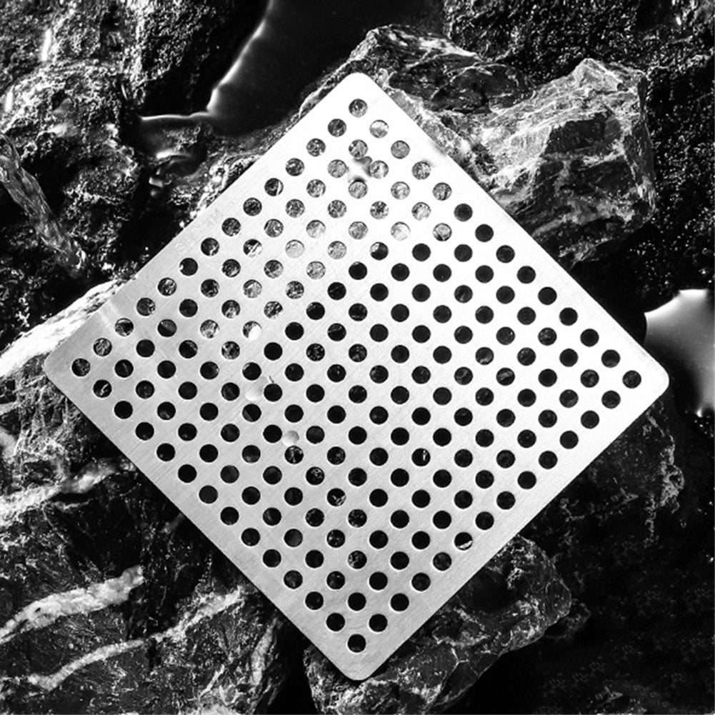 BCLONG 304 Stainless Steel Square Drain Cover: Effortless Hair & Debris ...