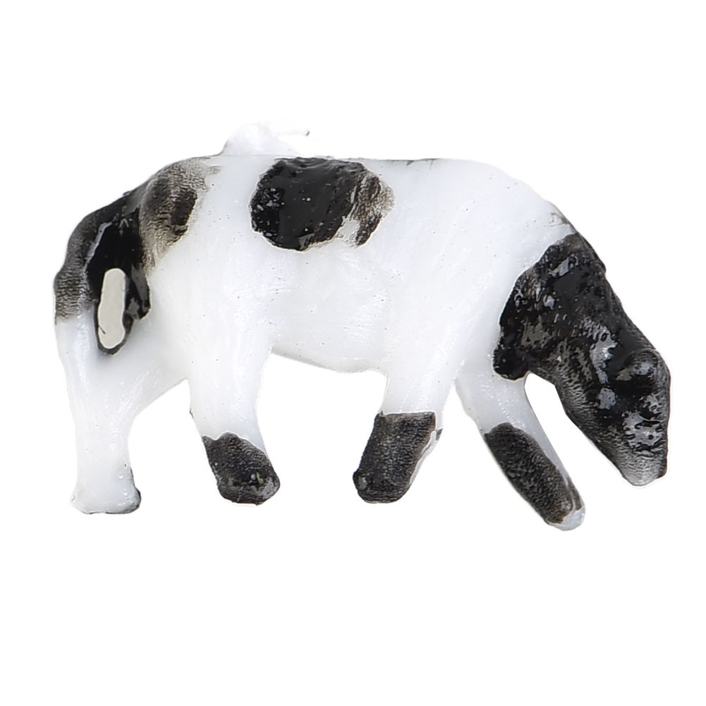 BCLONG 30Pcs N Scale Cows Model :150 Model Railway Painted Farm Animals ...