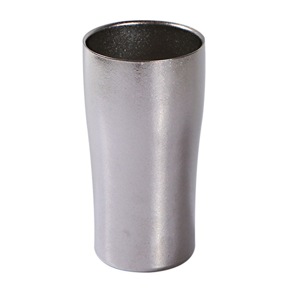 BCLONG 360ml Double Wall Ti Cup Beer Mug Water Cup Coffee Cup For ...