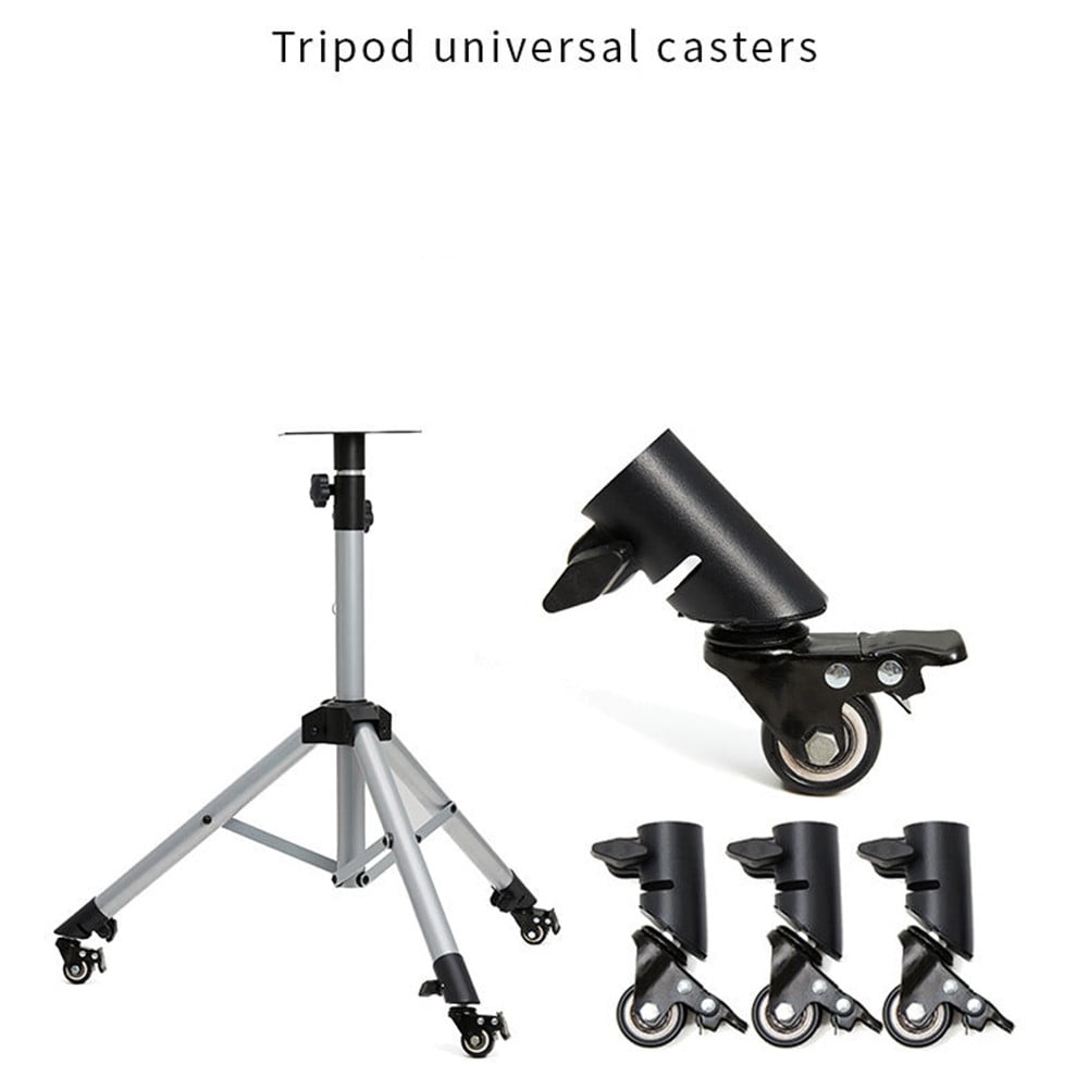 BCLONG 3PCS Speaker tripod Roller Slider Silent Steering Moving Sliding ...