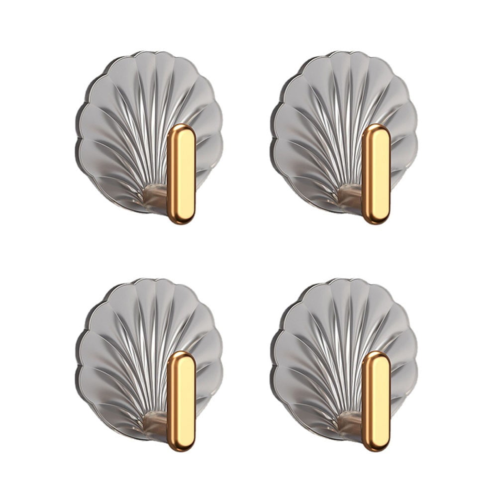 BCLONG 4/8 PCS Acrylic Transparent Hook Strong Kitchen Living Room ...