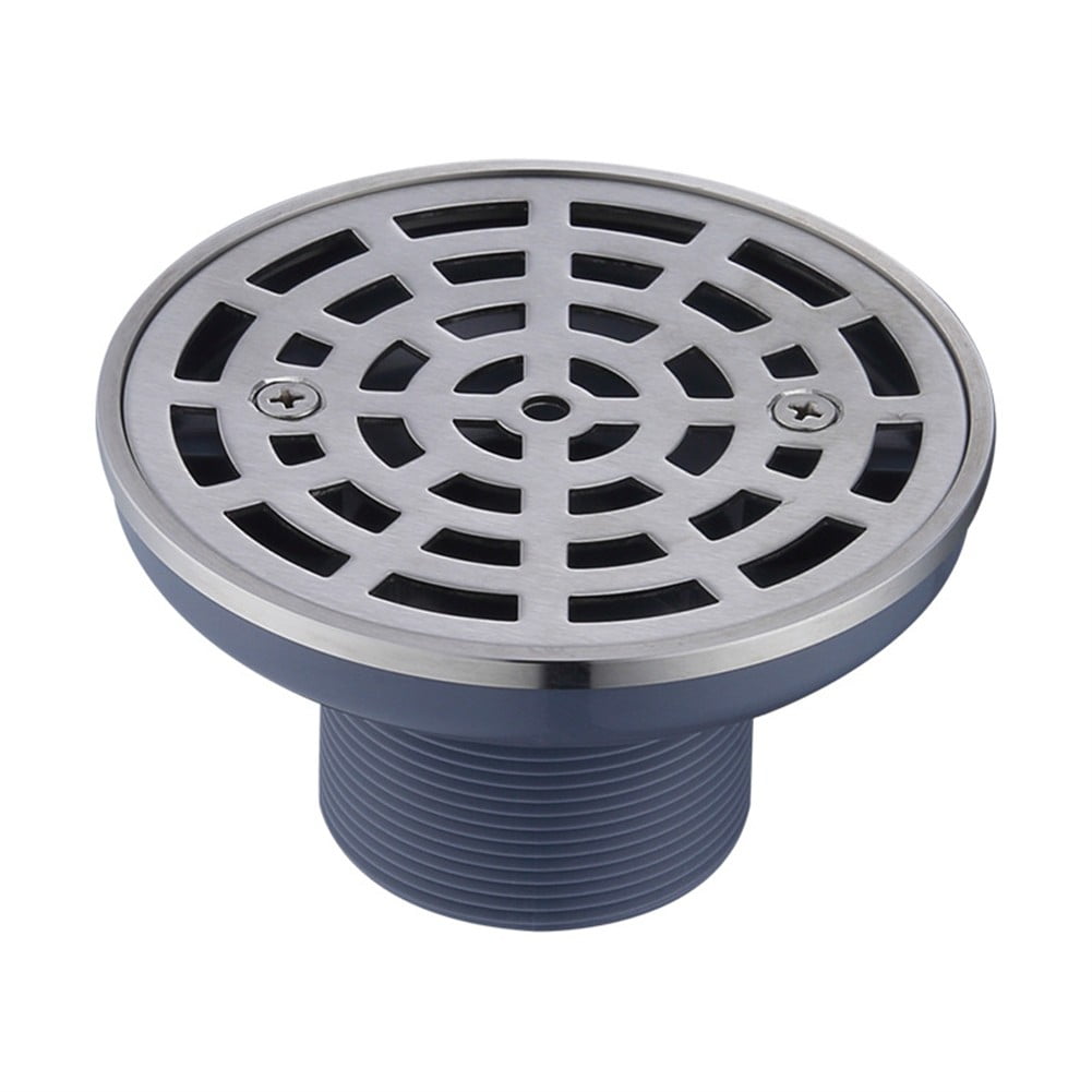 BCLONG 4 Inch 304 Stainless Steel Round Bathroom Shower Floor Drain ...