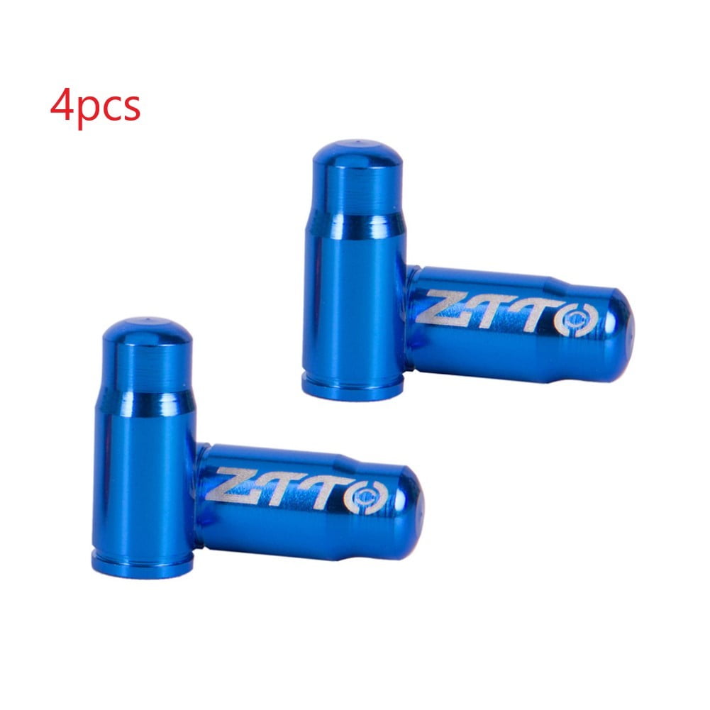 BCLONG 4 Pcs Bicycle Aluminium Presta Valve Cap Dust Cover For Road for ...
