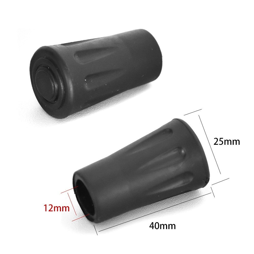 BCLONG 4 Reinforced Rubber Tip End Cap Hammers Trekking Pole Hiking ...