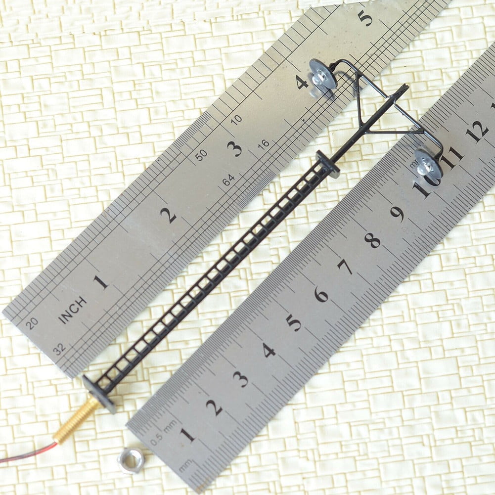 BCLONG 4 x HO Scale LED Yard Light Model Train Railroad Street Station ...