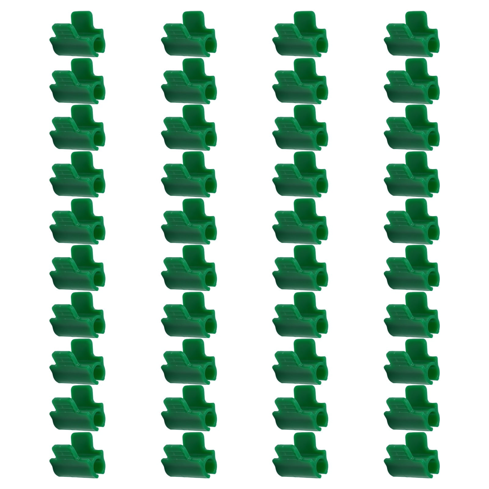 BCLONG 40PCS Pipe Clamps Plant Stakes Greenhouse Garden Netting Hoop ...