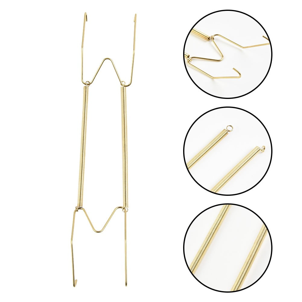 BCLONG 5 Sizes Wall Display Invisible Dish Hangers Adjustable Plate ...