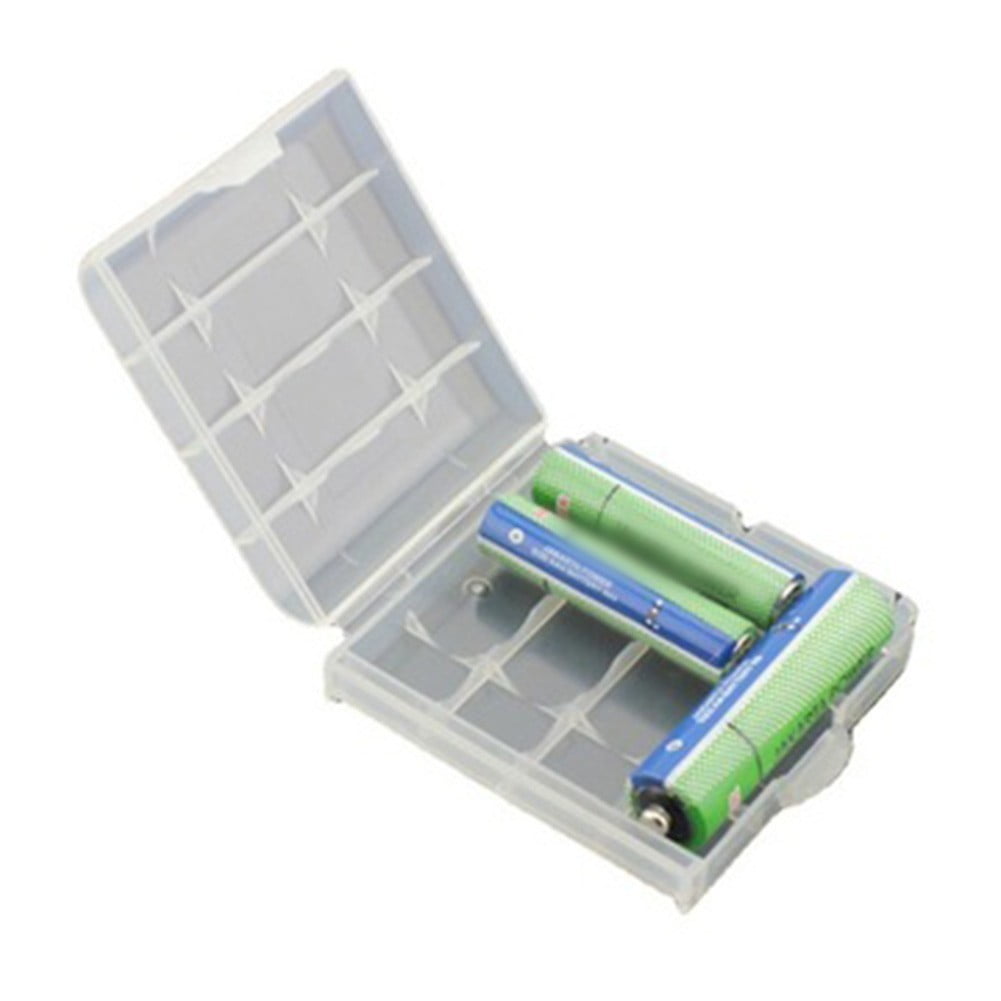 BCLONG 5 x Hard Plastic Case Holder Storage Box Cover for Rechargeable ...