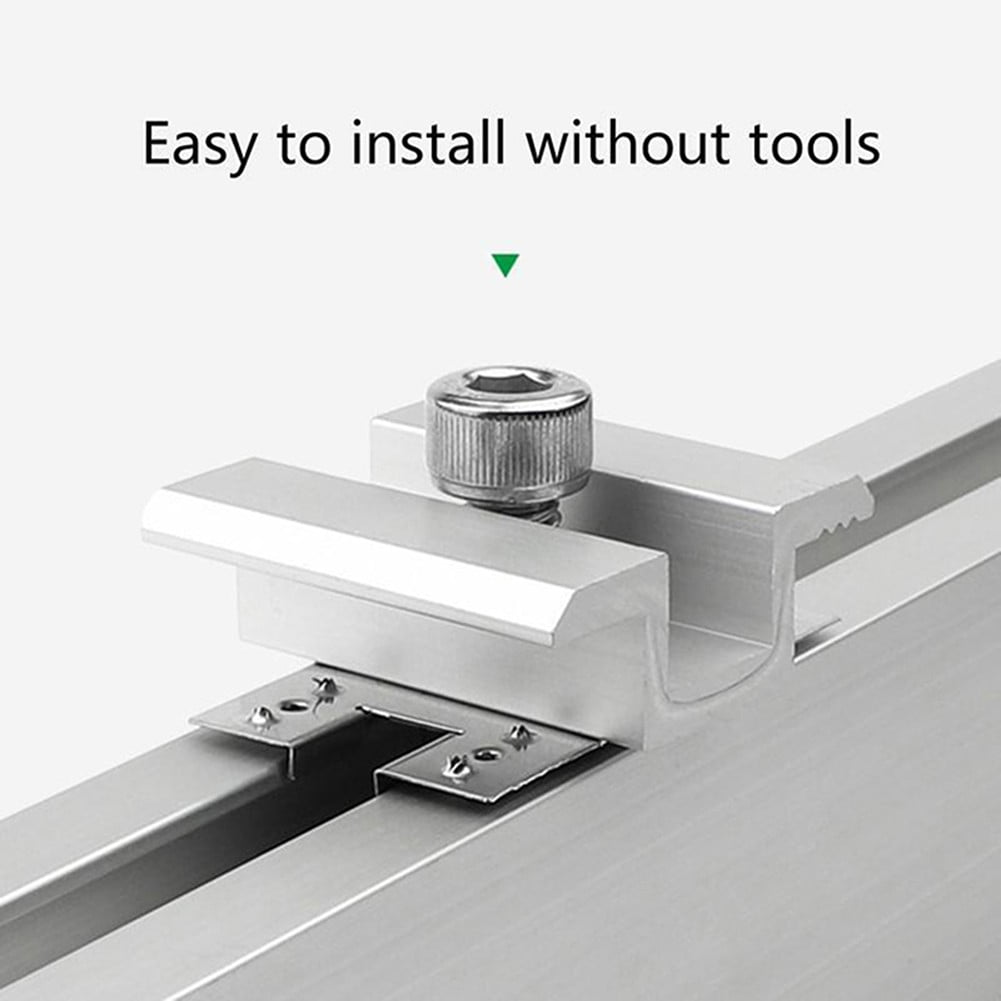 BCLONG 50/100PCS Photovoltaic Conductive Sheet Solar Panel Grounding ...