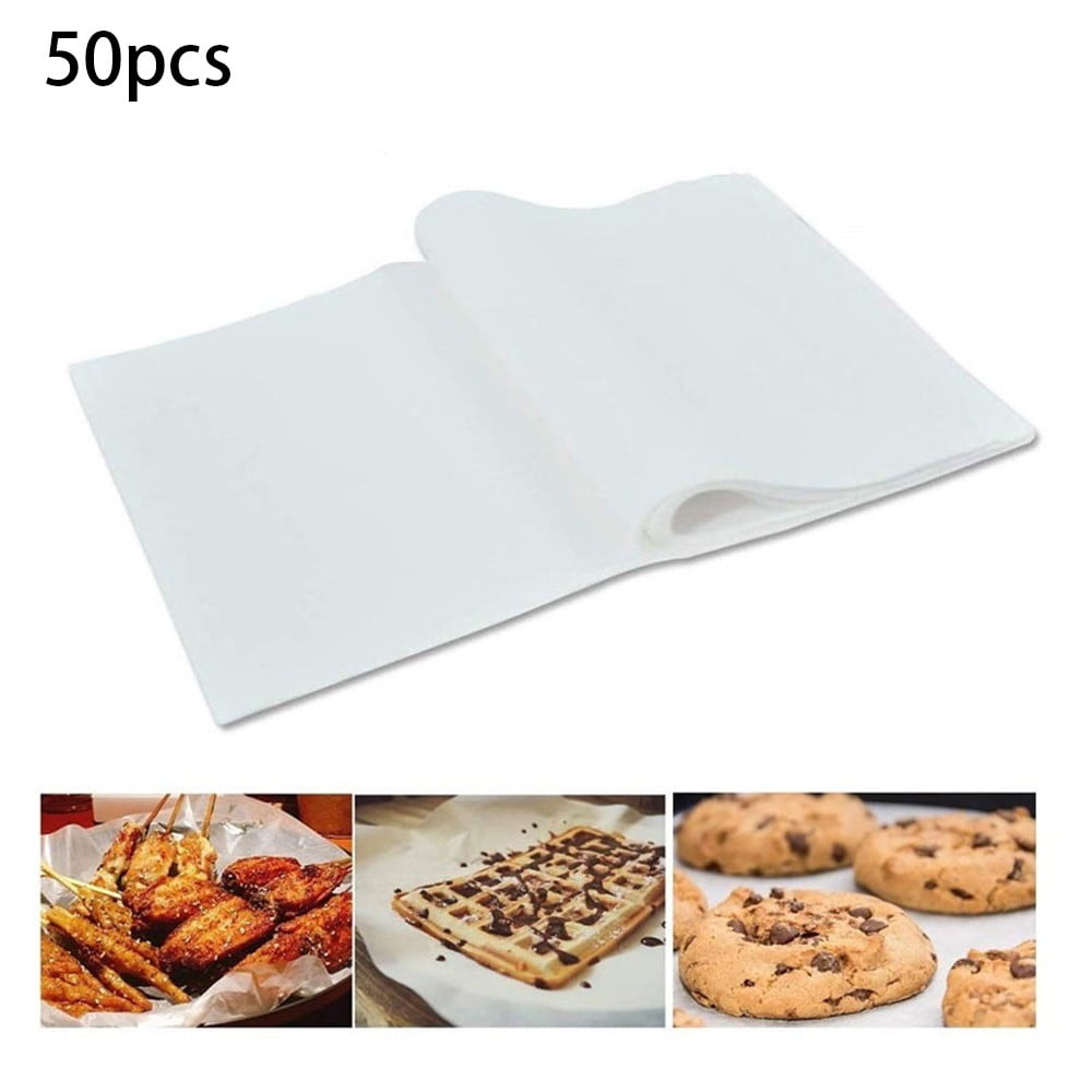 BCLONG 50/100Pcs Parchment Paper Oil Absorption Baking Paper Liners For ...