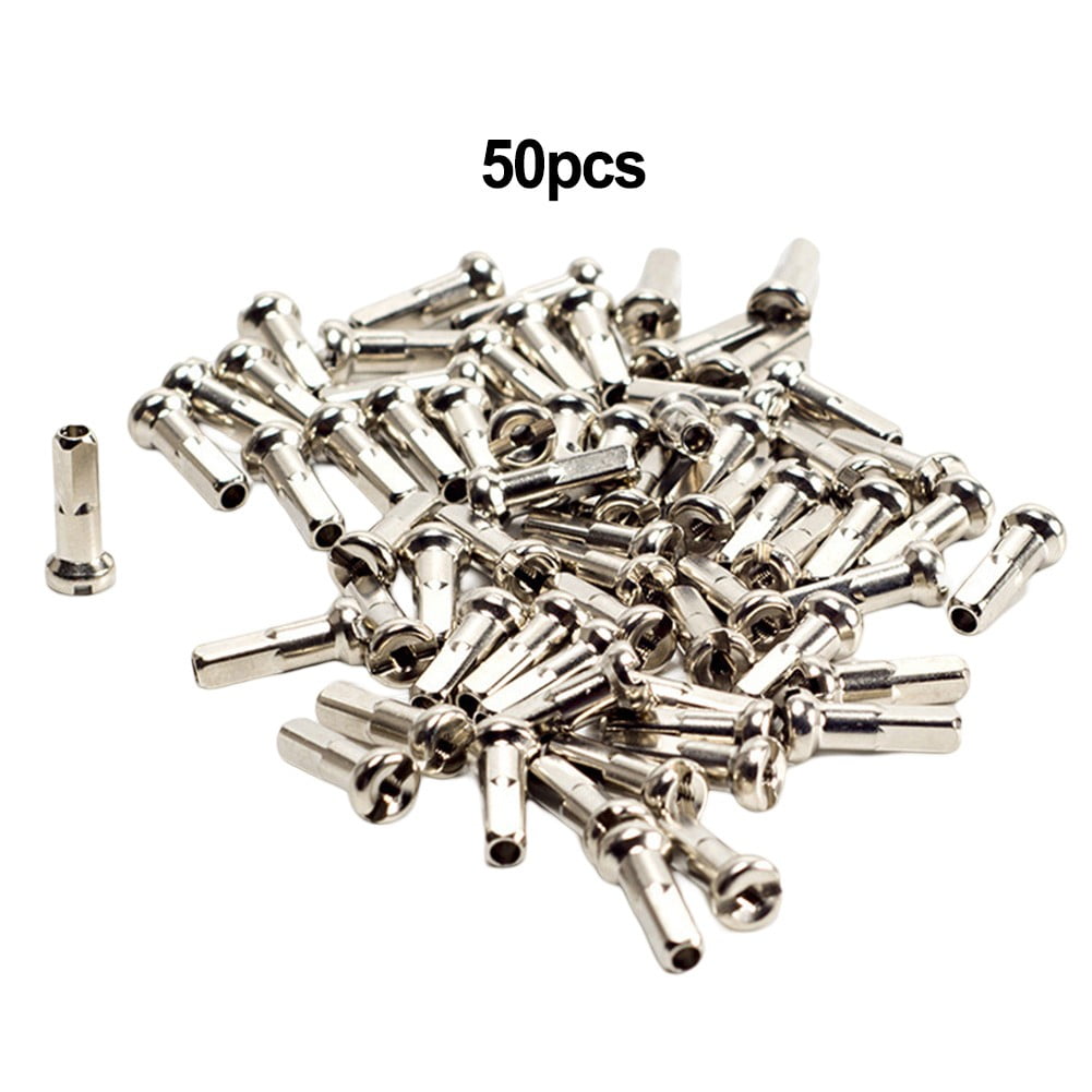BCLONG 50Pcs Bicycle Spoke Nipples Cycling Wheel Cap End Tip Road Bike ...
