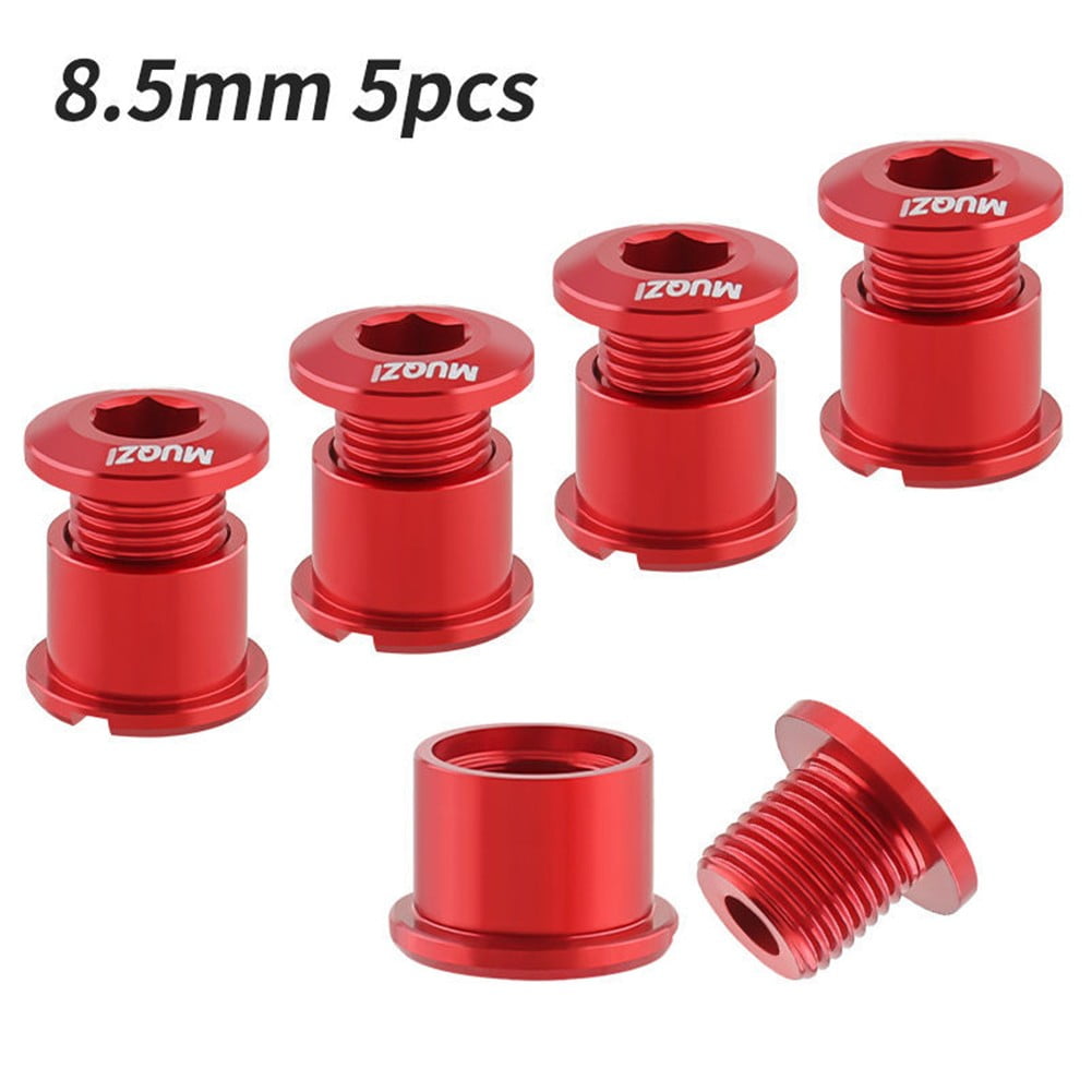 BCLONG 5Pcs Double Chainring Bolts 7075 Aluminum Alloy Lightweight ...