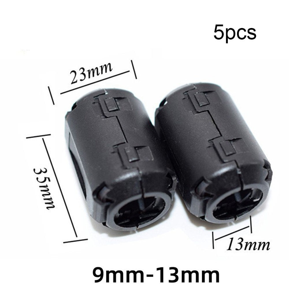 BCLONG 5X3.5/5/7/9/13mm Toroidal Core Ferrite Bead Clip Choke RFI Noise ...