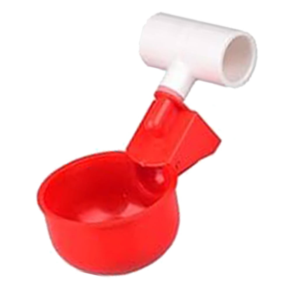 BCLONG 6 Pack Chicken Water Cups Dispenser Automatic Waterer Kits With ...