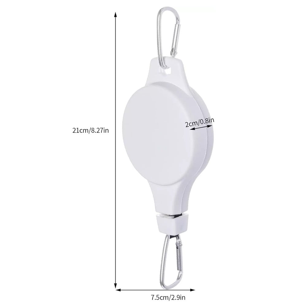 BCLONG 6 Pcs Plant Pulley Retractable Hanger, Easy Reach Plant Pulley ...