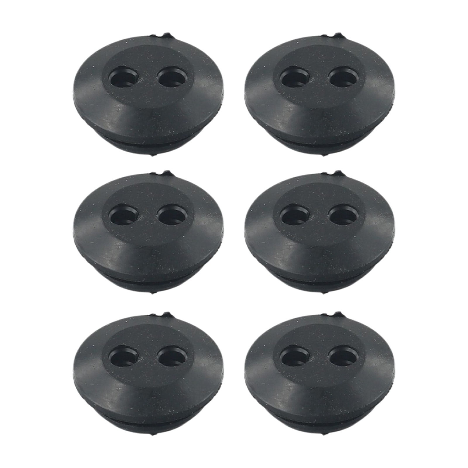 BCLONG 6 Pcs Rubber Grommet 2 Holes Fuel Tank Seal Grommet Fuel Tank ...