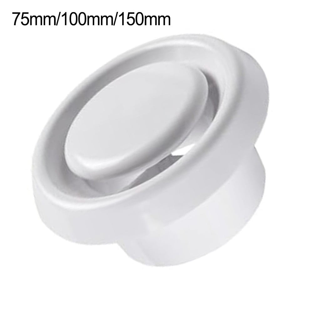 BCLONG 75-150mm Plastic Round Ceiling Vent Air Vent Cover Ceiling Ventilation Cover - Walmart.com