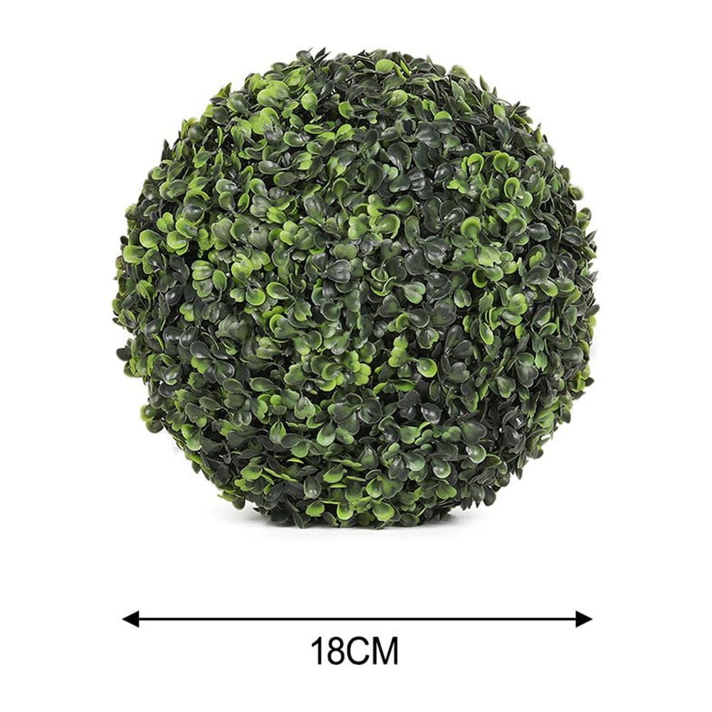 BCLONG Artificial Rose Flower Balls Topiary Hanging Garden Basket Plant ...