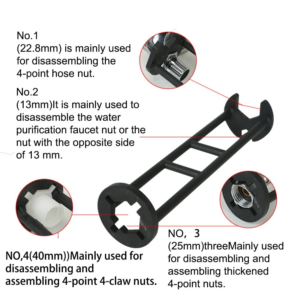 BCLONG Basin Wrench Multifunctional Sink Plumbing Wrench Tap Spanner ...