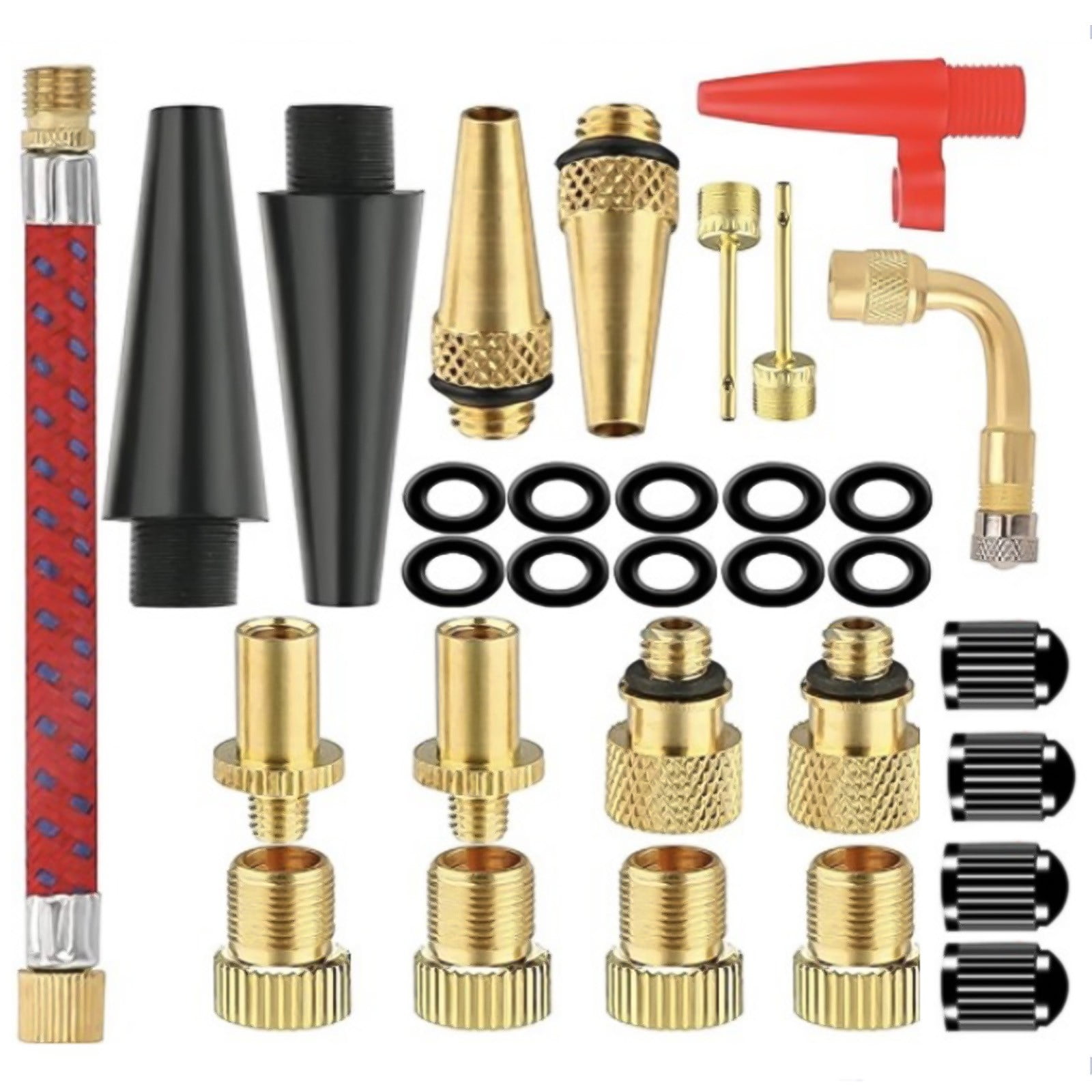 BCLONG Bicycle Valve Adapter Inflatable Fitting Pipe Valve Adapter ...