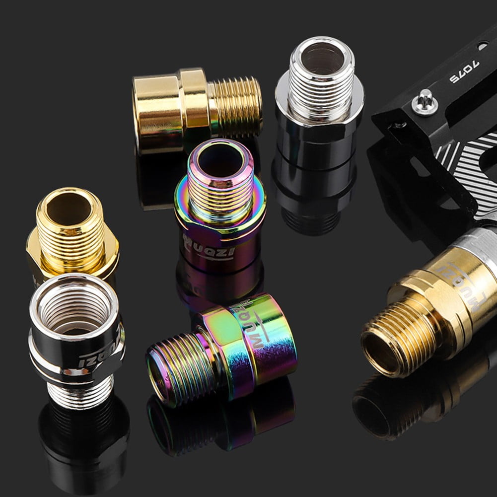 BCLONG Bicycle pedal extender lock pedal extended axle crank extender ...