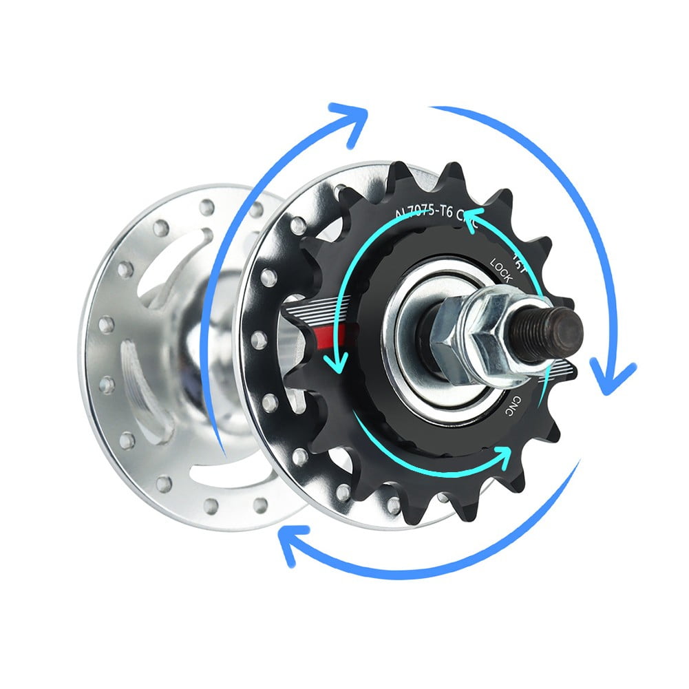 BCLONG Bike Flywheel Single Speed Cog with Lock Ring for Fixed Gear ...