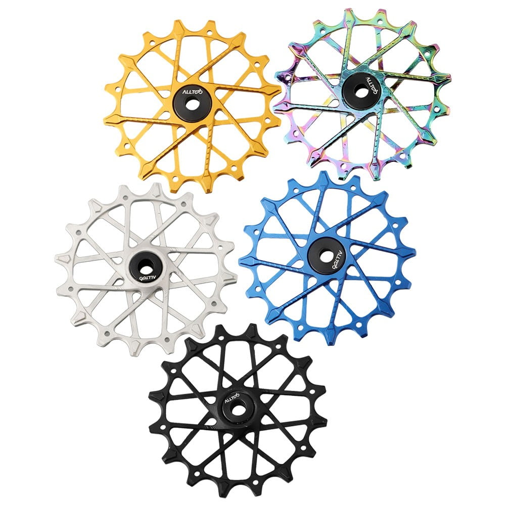 BCLONG Bike Rear Derailleur Pulley 16T Guide Wheel Pottery Ball Bearing ...