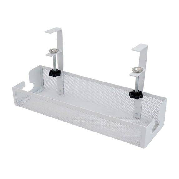BCLONG Cable Tray Under Desk Cable Management Tray Cable Tidy Box Wire ...