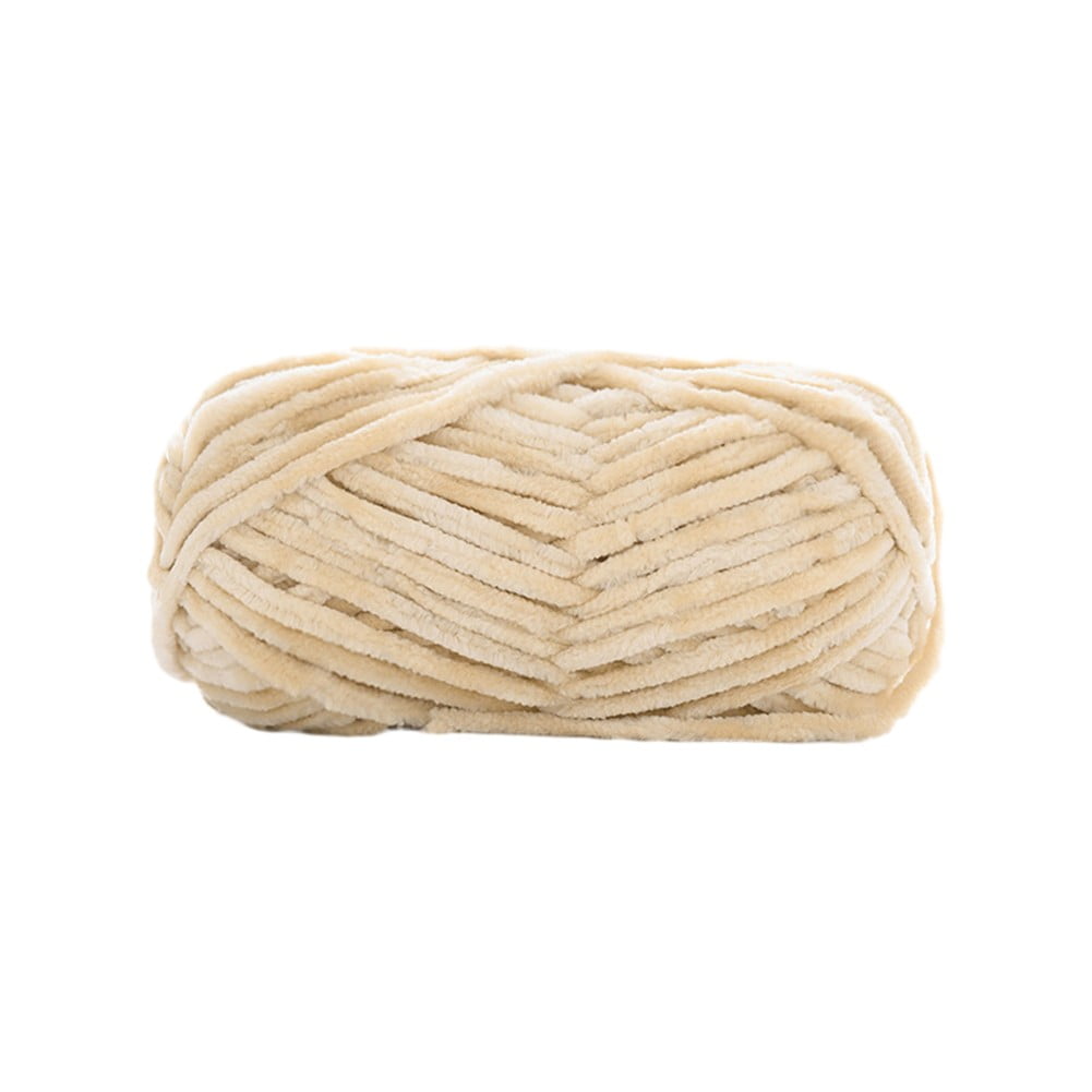 BCLONG Chenille Velvet Yarn Knitting Wool Thick Warm Crochet Knitting ...