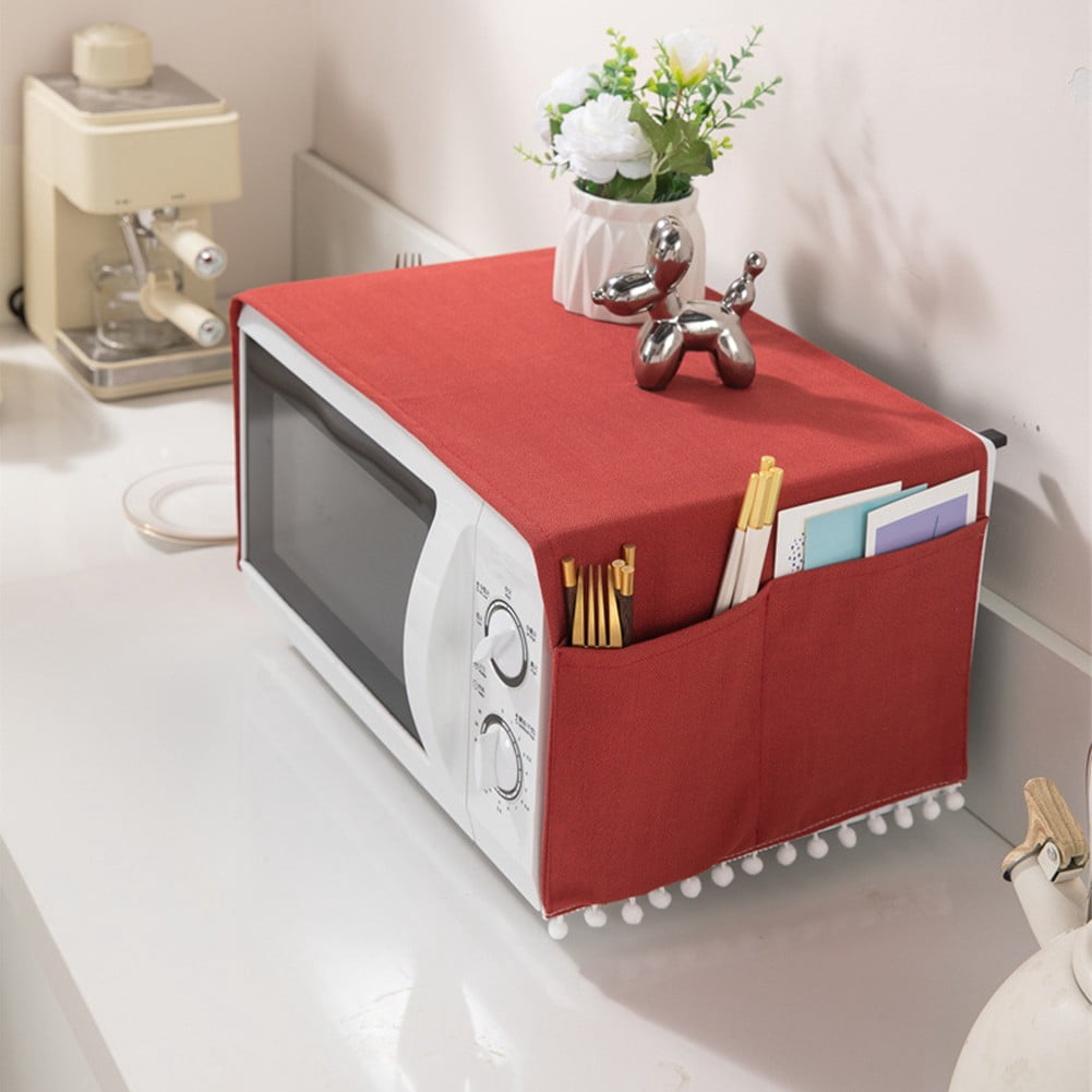 BCLONG Christmas microwave dust cover: blocks dust and prevents ...