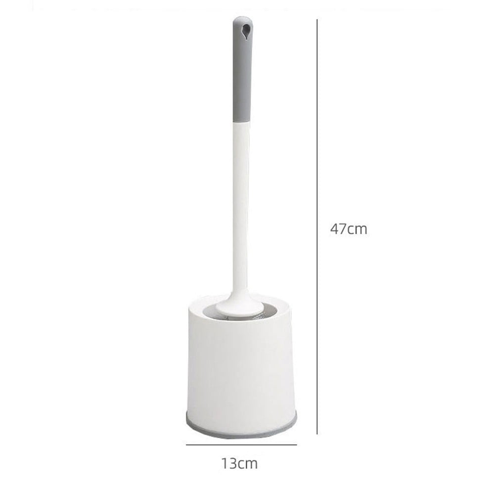 BCLONG Convenient Plastic Wall-Mounted Toilet for Brush with Base- Easy ...