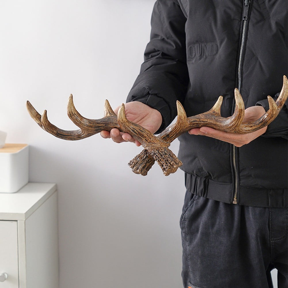 BCLONG Deer antler hook wall hook/clothes hanger towel hook resin home ...