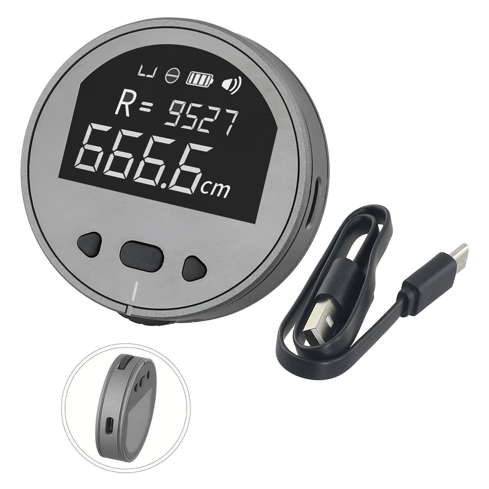 BCLONG Digital Tape Measure Rechargeable Small For Smart Long Distance ...