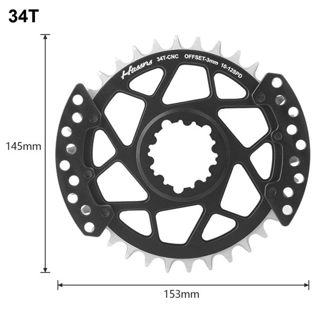 BCLONG Direct Mount Chainring CNC 32T 34T for Offset 0/3mm with Chain ...