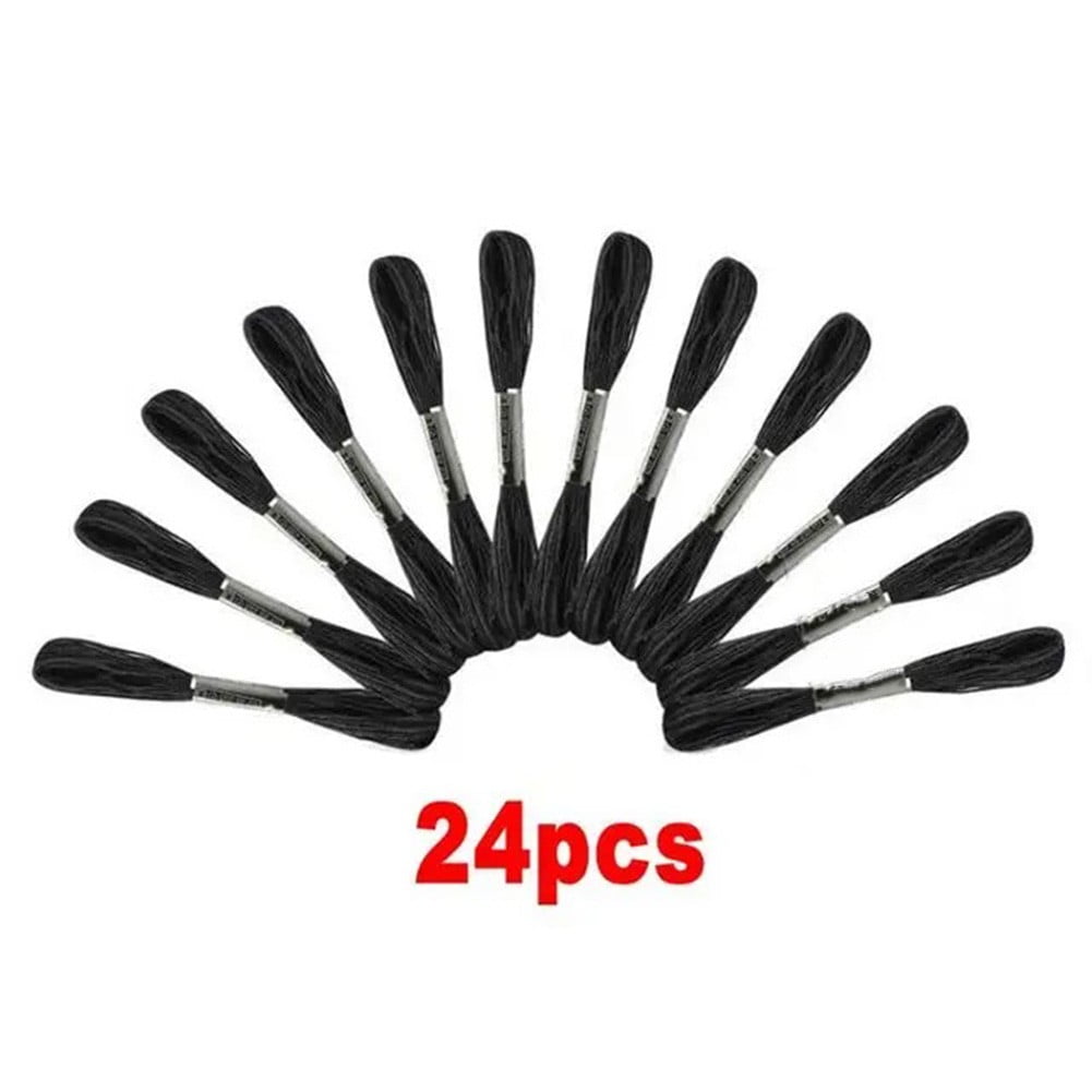 BCLONG Diy Embroidery Thread Black And White Embroidery Thread Hand for ...