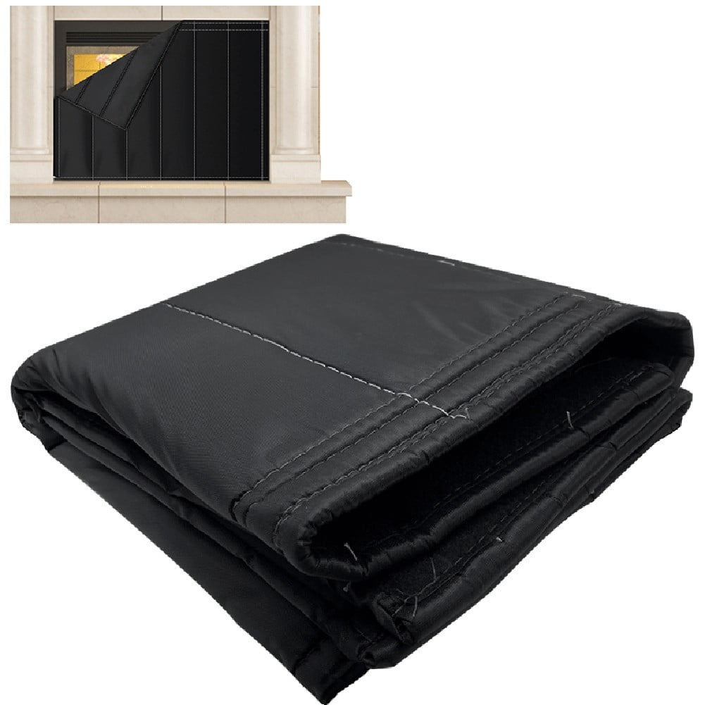 BCLONG Fireplace Blocker Blanket Prevents Heat Loss Overnight Chimney ...