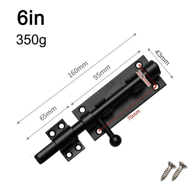 BCLONG Heavy Duty Gate Latch Slide Lock Large Garden Gate Shed Sliding ... BCLONG Heavy Duty Gate Latch Slide Lock Large Garden Gate Shed Sliding ...