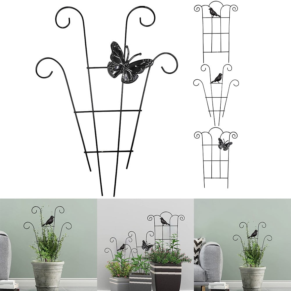 BCLONG Holder Climbing Trellis Frame Stakes Growth Flower Pot Vine ...